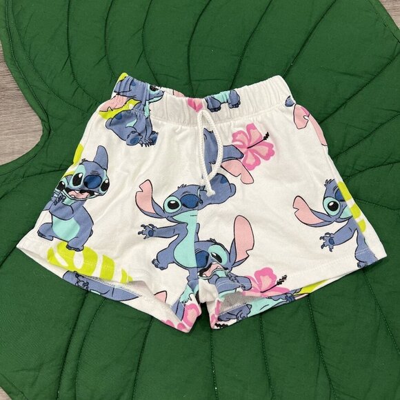 Zara | Bottoms | Zara Disney 56 Stitch Pull On Shorts Lilo Stitch ...